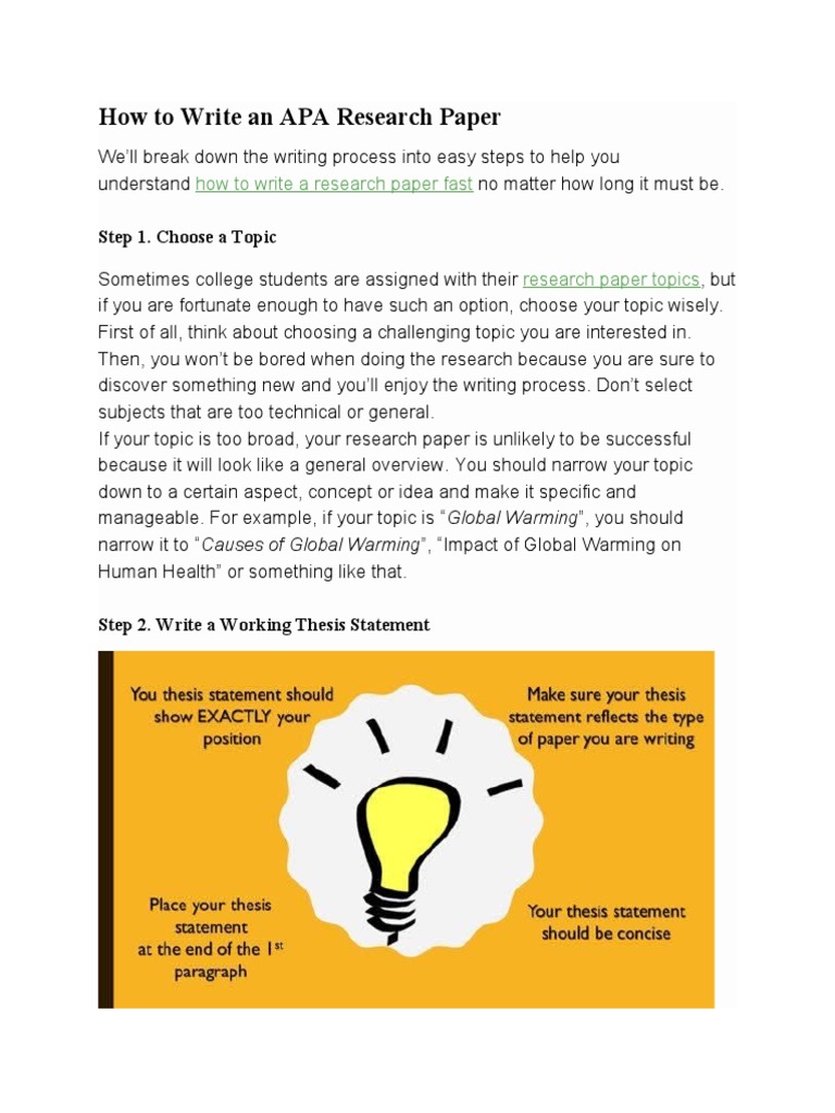 How To Write A Research Paper Fast | PDF | Thesis | William Shakespeare