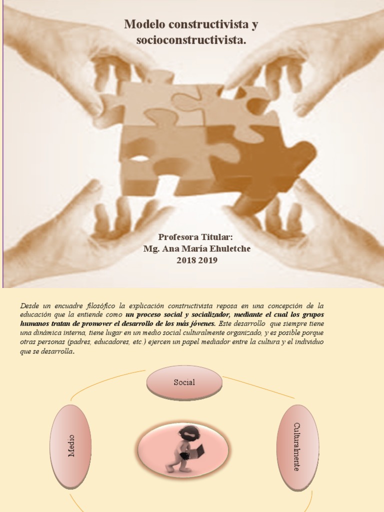 5 Modelo Constructivista y Socioconstructivista 2017 2018 | PDF | Constructivismo (filosofía de ...