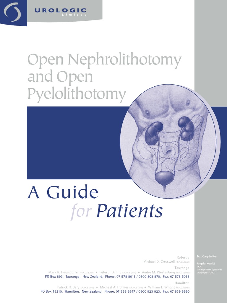 Open Nephrolithotomy and Open Pyelolithotomy: A Guide | PDF | Surgery ...