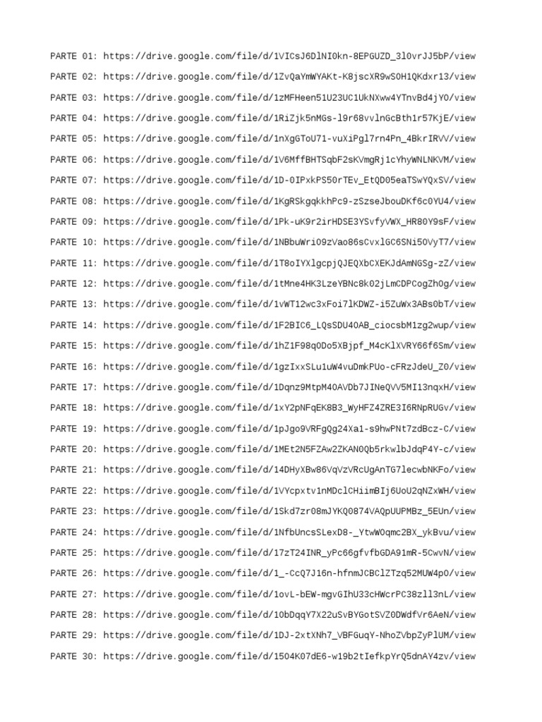 A Comprehensive Collection of 41 Document Parts Covering Various Topics ...