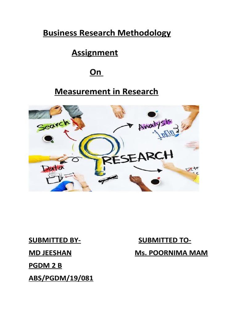 Business Research Methodology Assignment On Measurement in Research | PDF