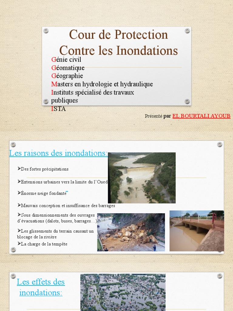 Cour de Protection Contre Les Inondations | PDF | Inondation | Barrage