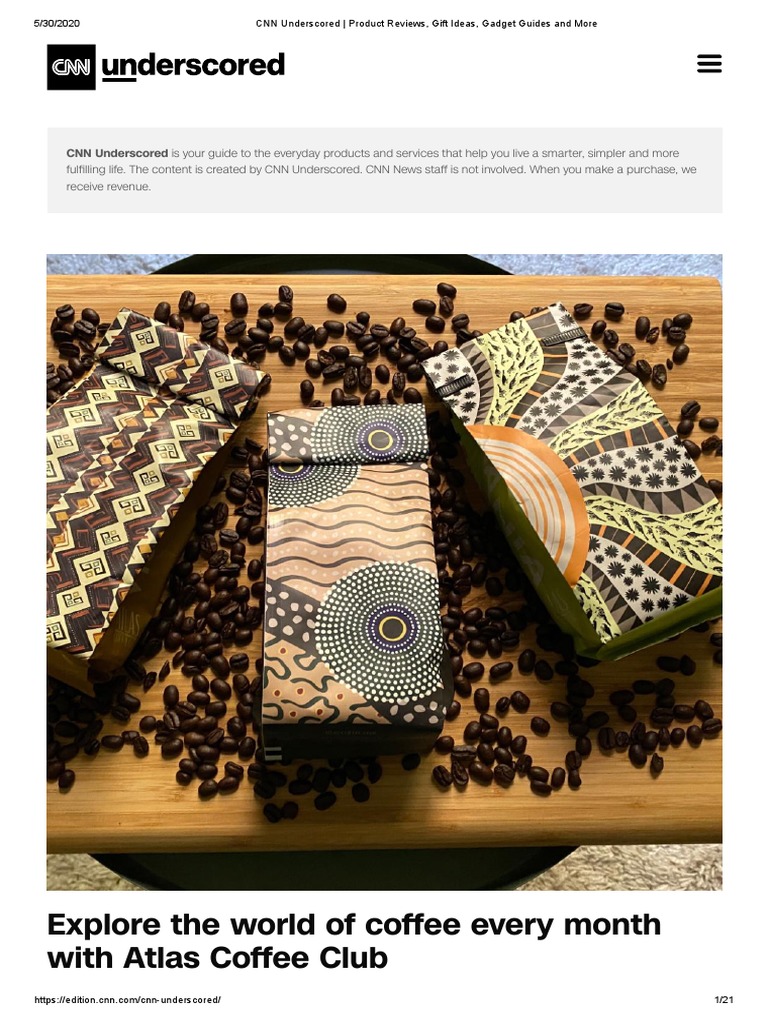 Explore The World of Coffee Every Month With Atlas Coffee Club | PDF ...