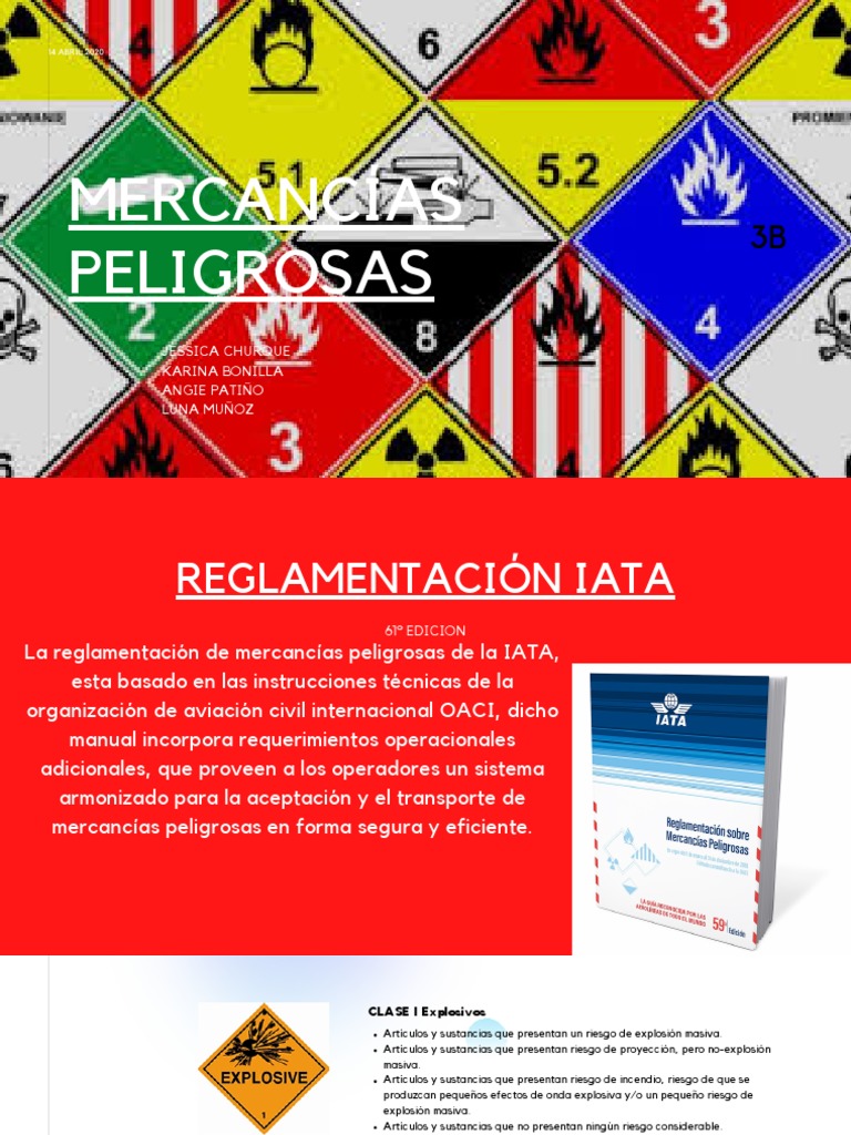 Reglamento IATA sobre Mercancías Peligrosas | PDF | Química | Naturaleza