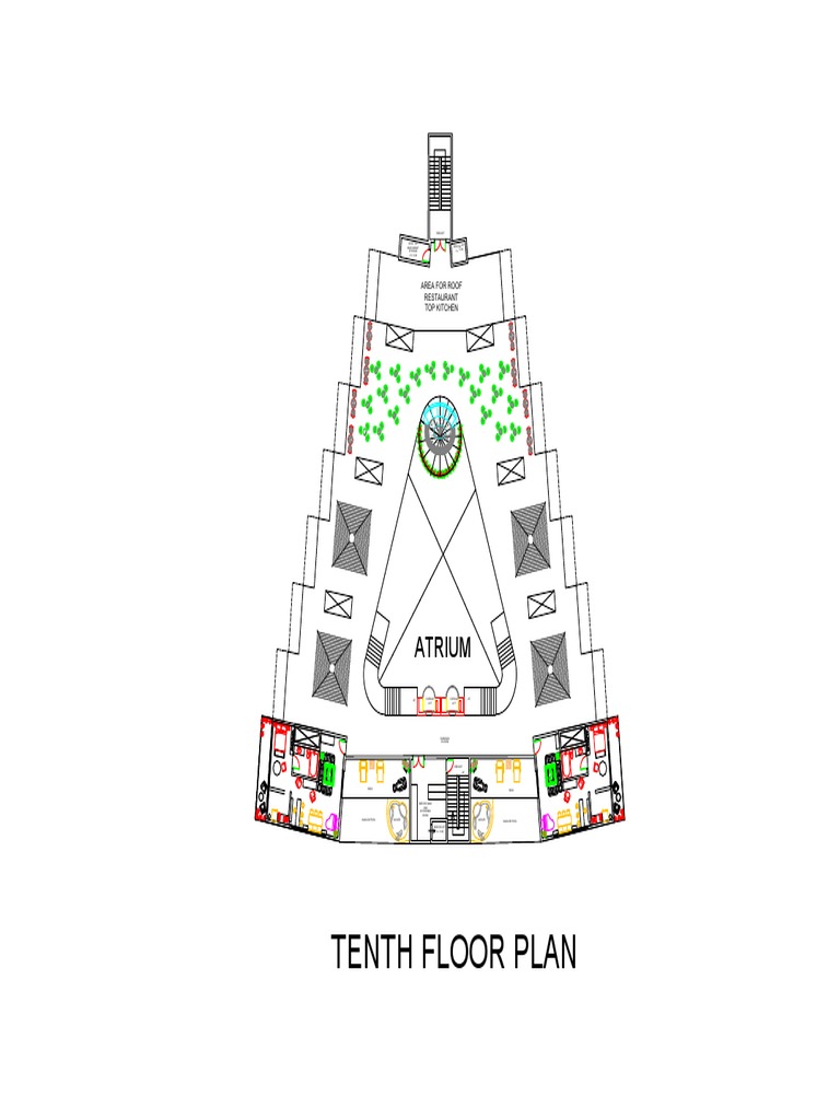 Tenth Floor Plan: Atrium | PDF
