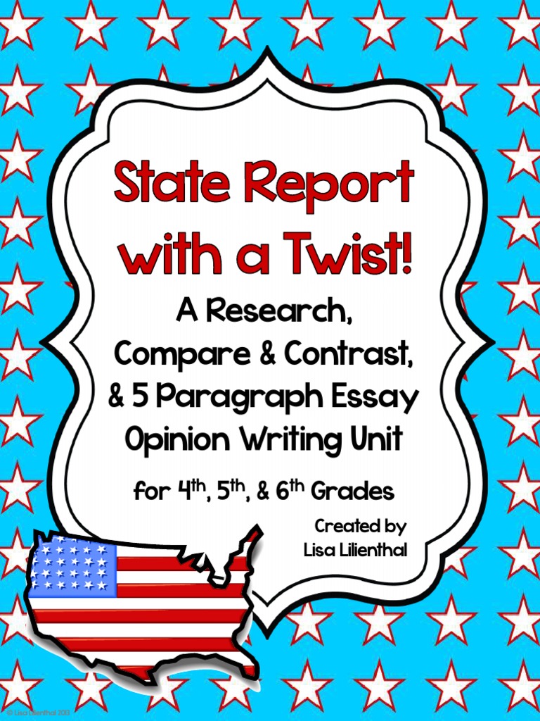 A Research, Compare & Contrast, & 5 Paragraph Essay Opinion Writing ...