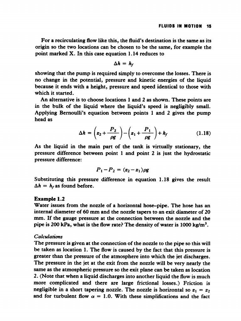 Fluids in Motion 15: PG PG | PDF | Nozzle | Pressure