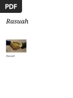 Pengenalan Rasuah | PDF | Ilmu Sosial