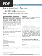 ASRA Medicine Local Anesthetic Systemic Toxicity Checklist | PDF ...