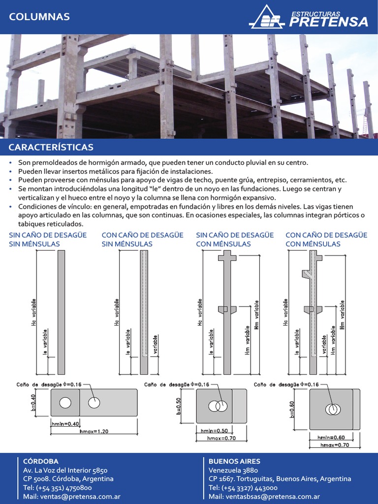 Columnas Y Vigas Prefabricadas