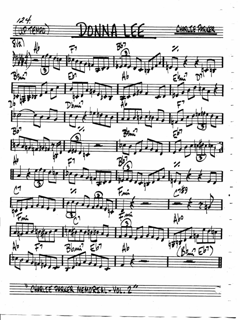 Donna Lee For Bass PDF | PDF