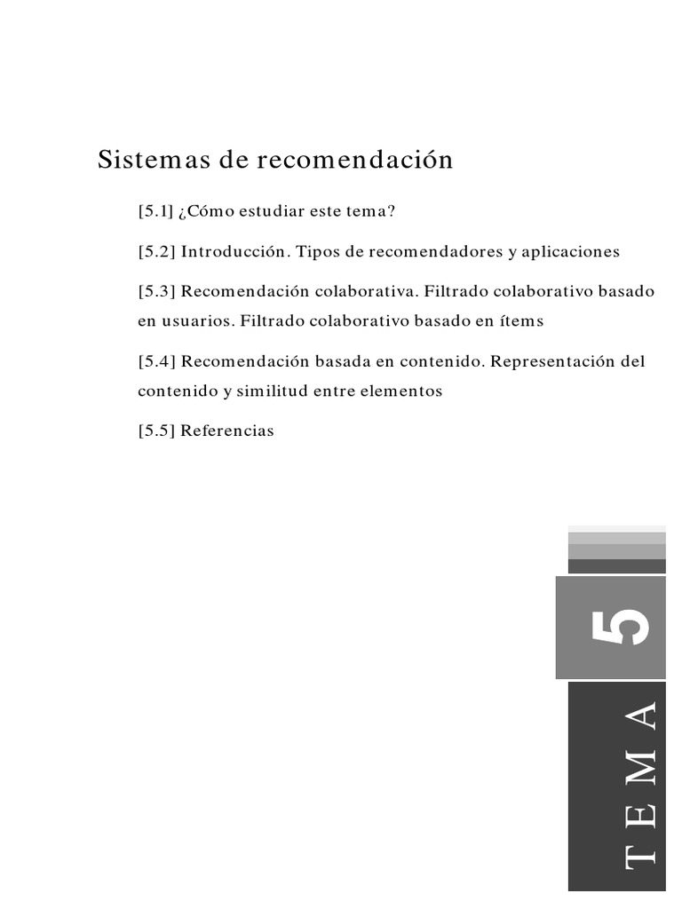 Sistemas de Recomendación | PDF | Ciencias de la Información | Cognición