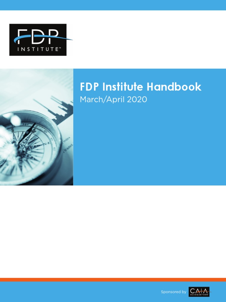 FDP Candidate Handbook March-April 2020 Exam | PDF | Identity Document ...