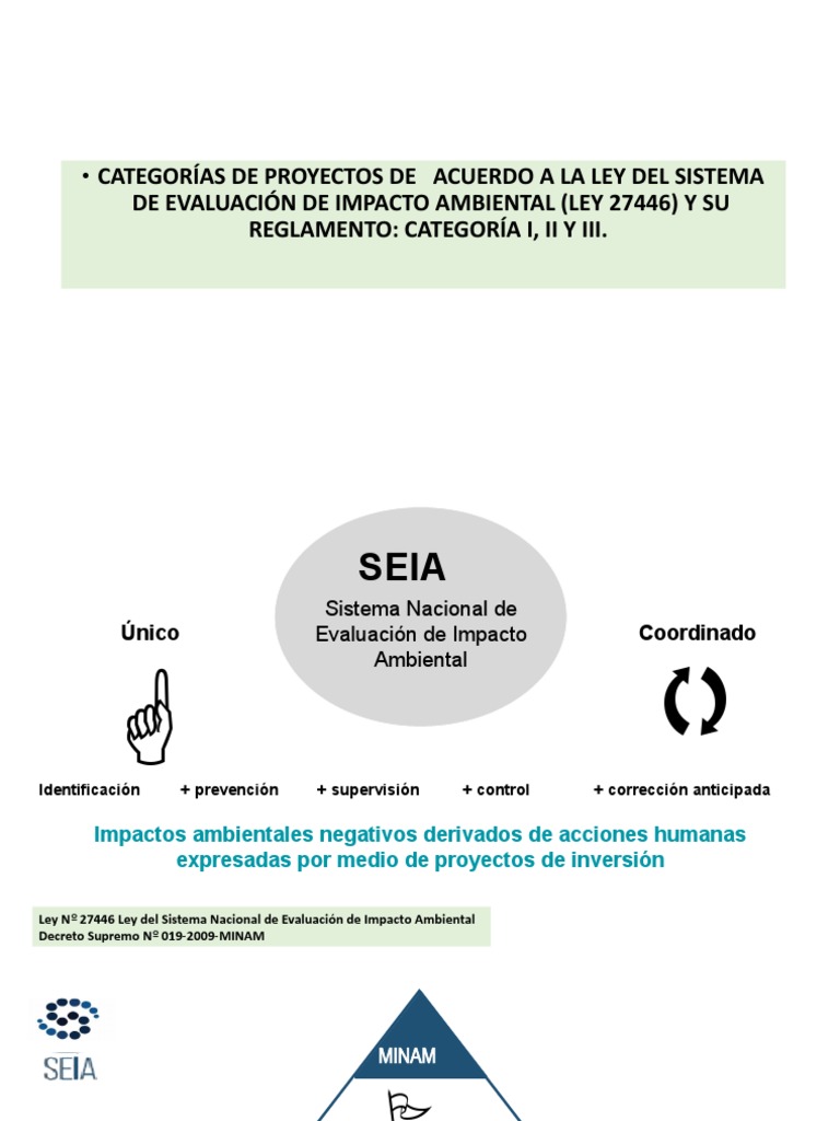 Categorias de Los Eia | PDF | Evaluación de impacto ambiental | Ciencia ...