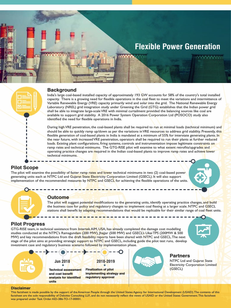 Flexible Power Generation: Background | PDF | Electrical Grid ...