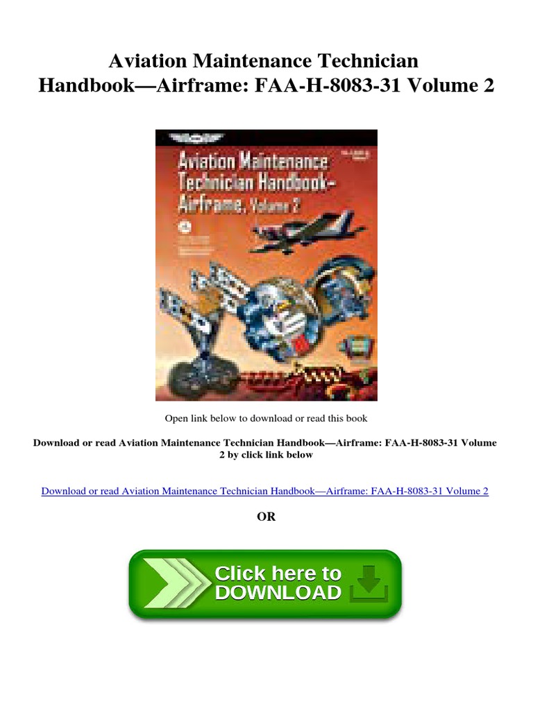 Aviation Maintenance Handbook: Airframe Vol 2 | PDF