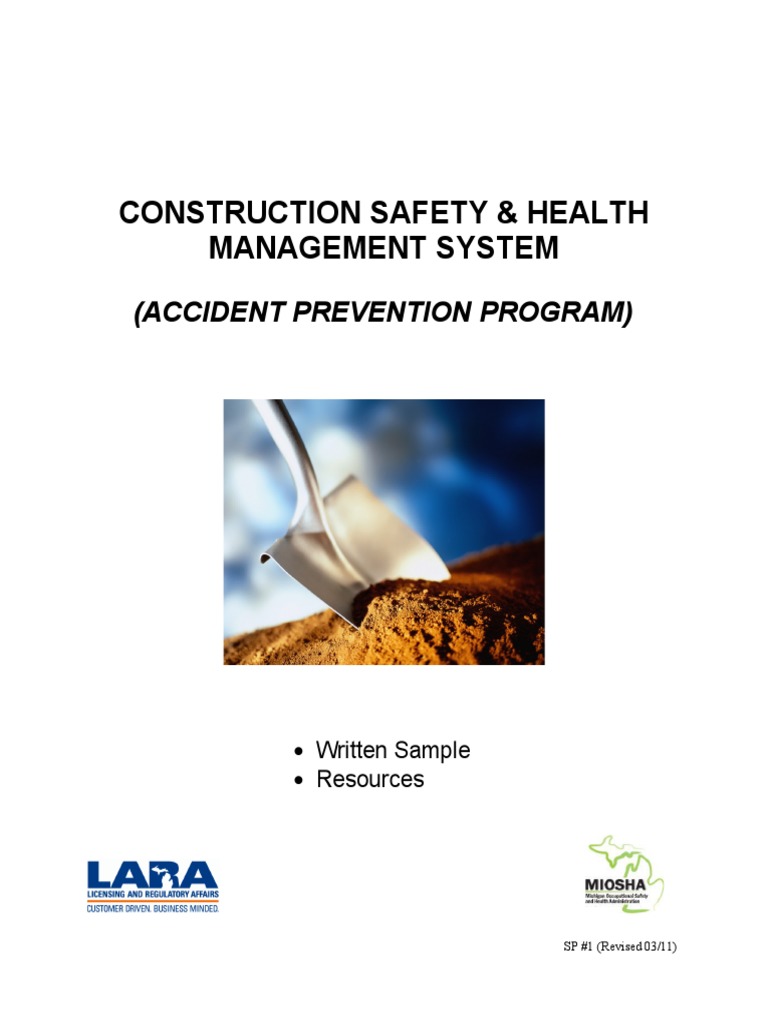 Construction Safety & Health Management System: (Accident Prevention ...