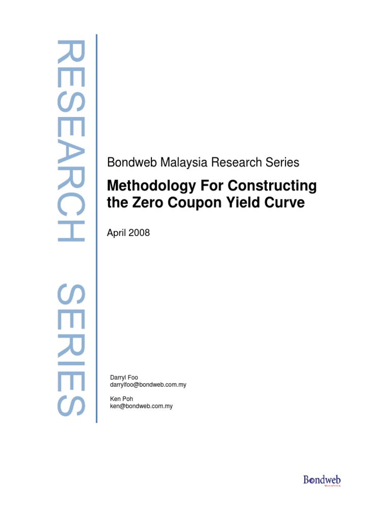 Methodology For Constructing The Zero Coupon Yield Curve | PDF ...
