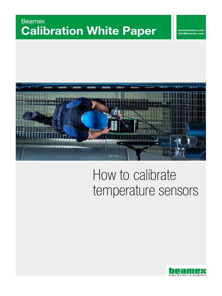 Calibrate Temperature Sensors Guide | PDF | Calibration | Sensor