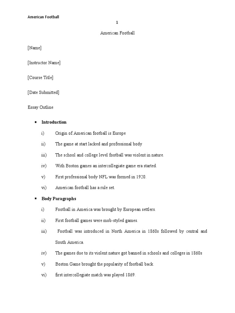 American Football 1 | PDF | Touchdown | Sports Rules And Regulations