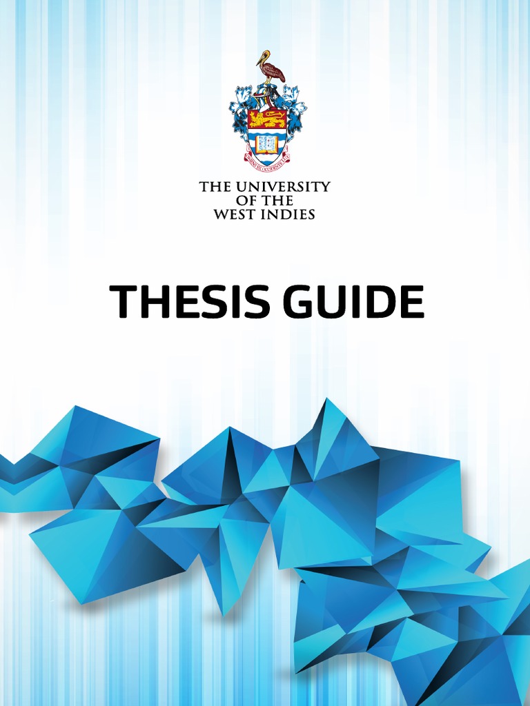 UWI Thesis Preparation Guide | PDF