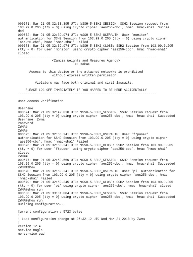 Total Config | PDF | Transmission Control Protocol | Ip Address