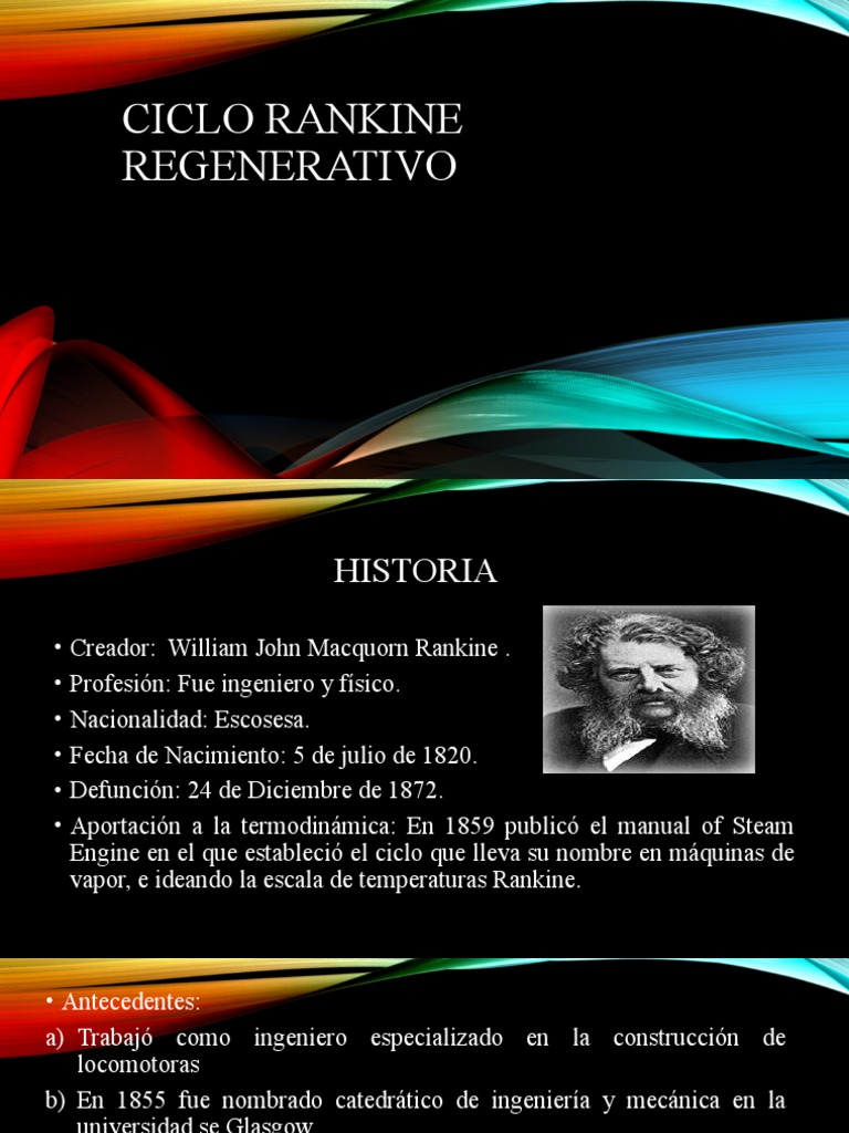 Ciclo Rankine Regenerativo | PDF | Vapor | Agua