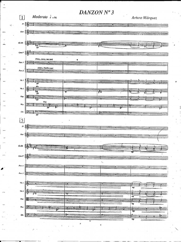 Danzón N° 3 - Arturo Márquez | PDF