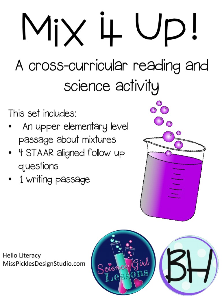 A Cross-Curricular Reading and Science Activity: This Set Includes ...