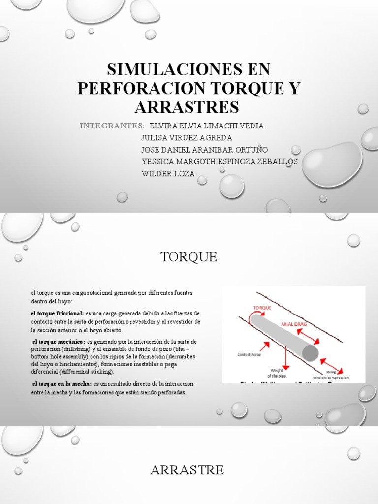 Simulador de Torque en Perforación | PDF | Pandeo | Mecanica clasica