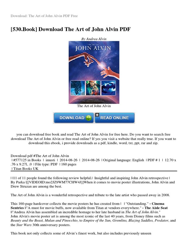 (530.book) Download The Art of John Alvin PDF | PDF | Home & Garden | Art