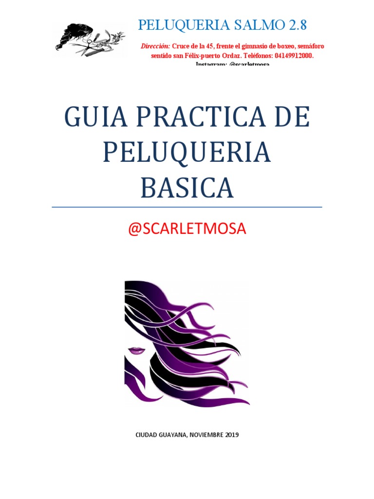 Guia Practica de Peluqueria Basica | PDF | Color | Pelo