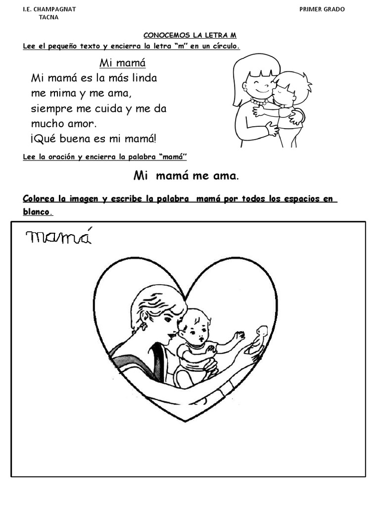 Conocemos La Letra M | PDF