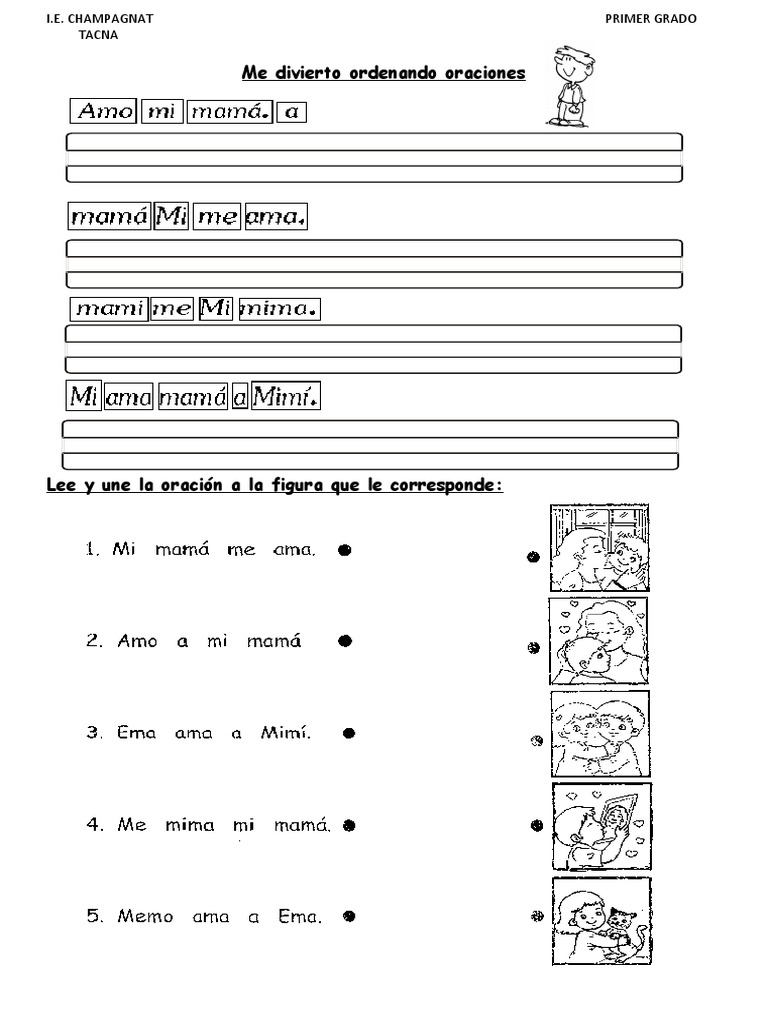 Formando Oraciones 2 | PDF