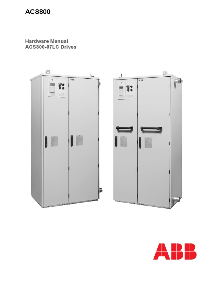 Hardware Manual ACS800-07LC Drives | PDF | Electric Motor | Switch