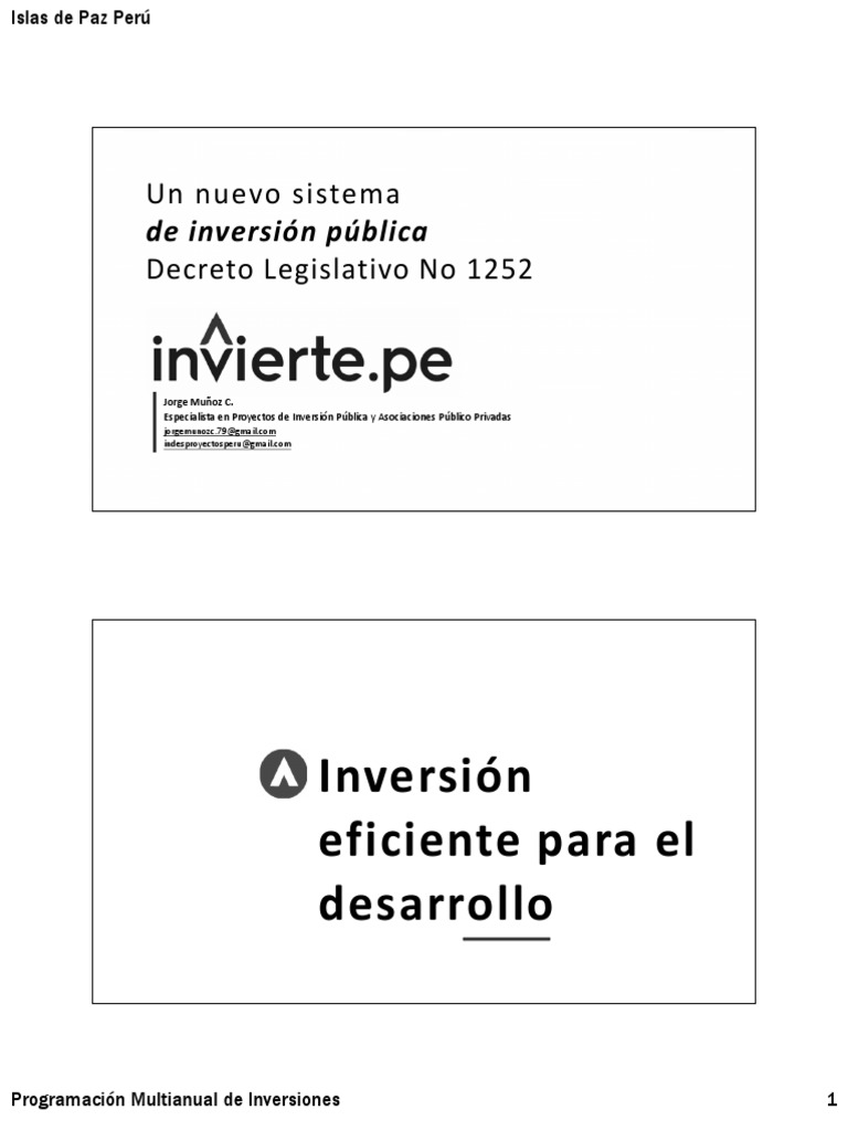 Que Es Invierte. Pe PDF | PDF | Presupuesto | Perú