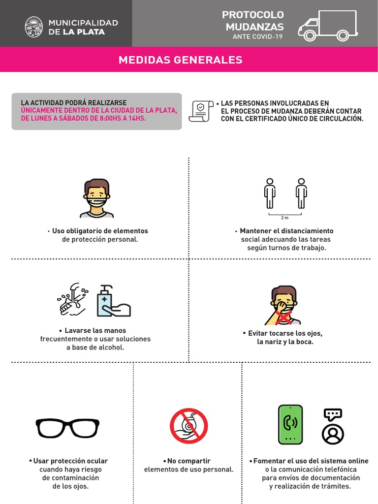 Protocolo para Mudanzas en La Plata | PDF | Especialidades Medicas | Salud y bienestar