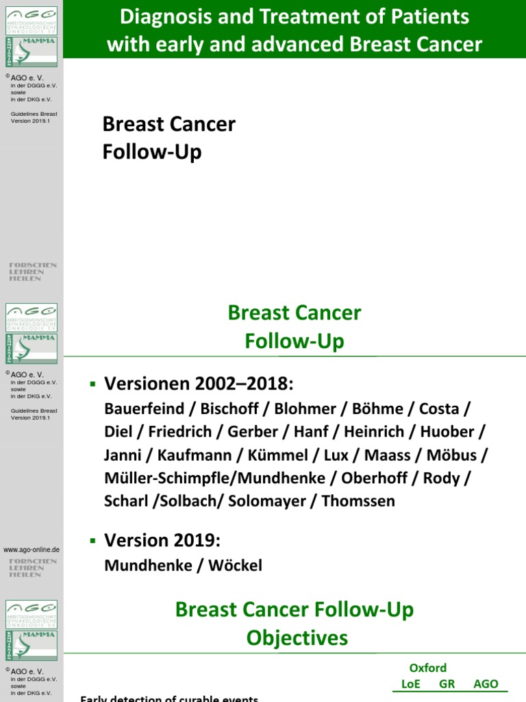 2019E 16 - Breast Cancer Follow-Up | PDF | Breast Cancer | Mammography