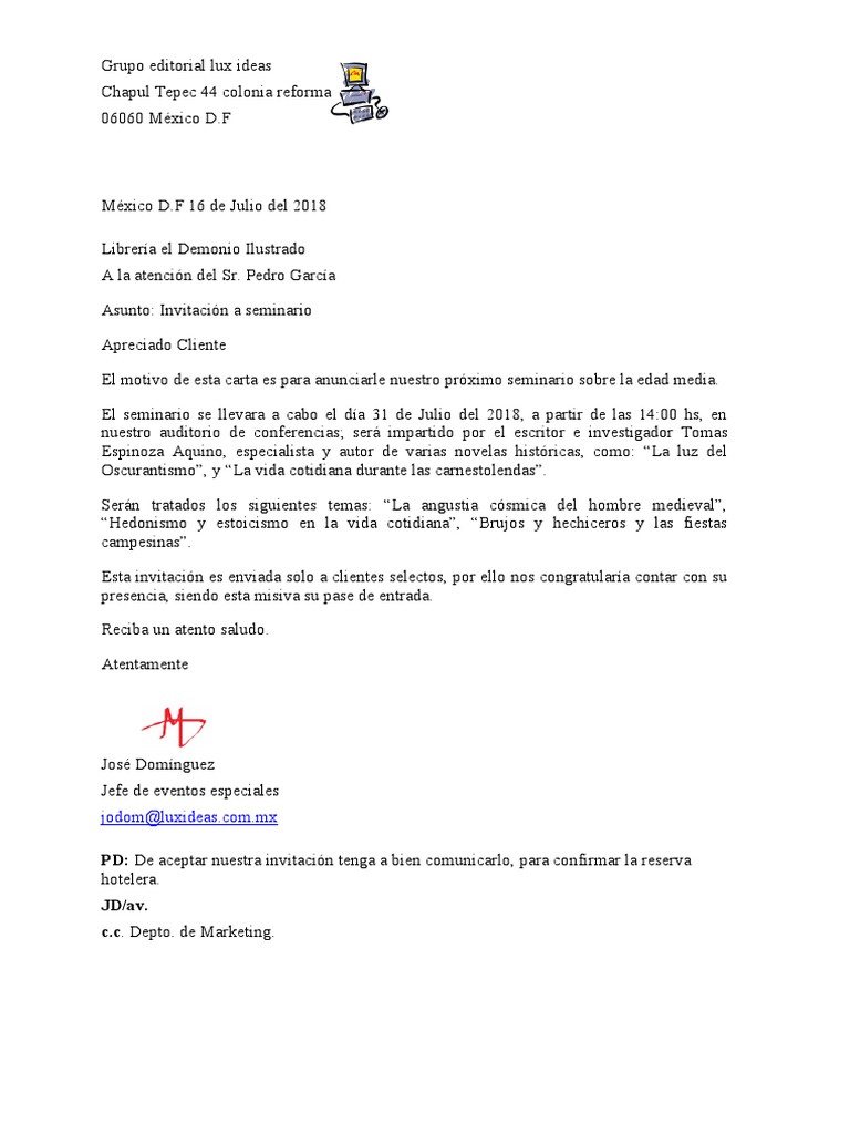 Carta Estilo Bloque Extremo | PDF