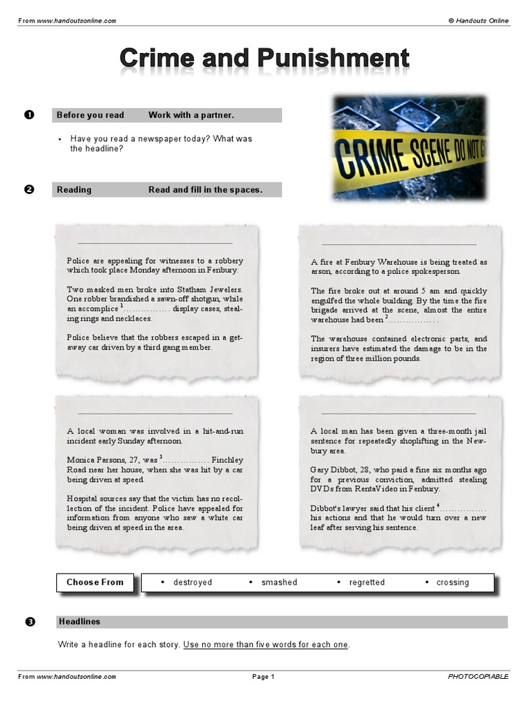 Crime - and - Punishment - Extended S | PDF | Robbery | Crime & Violence