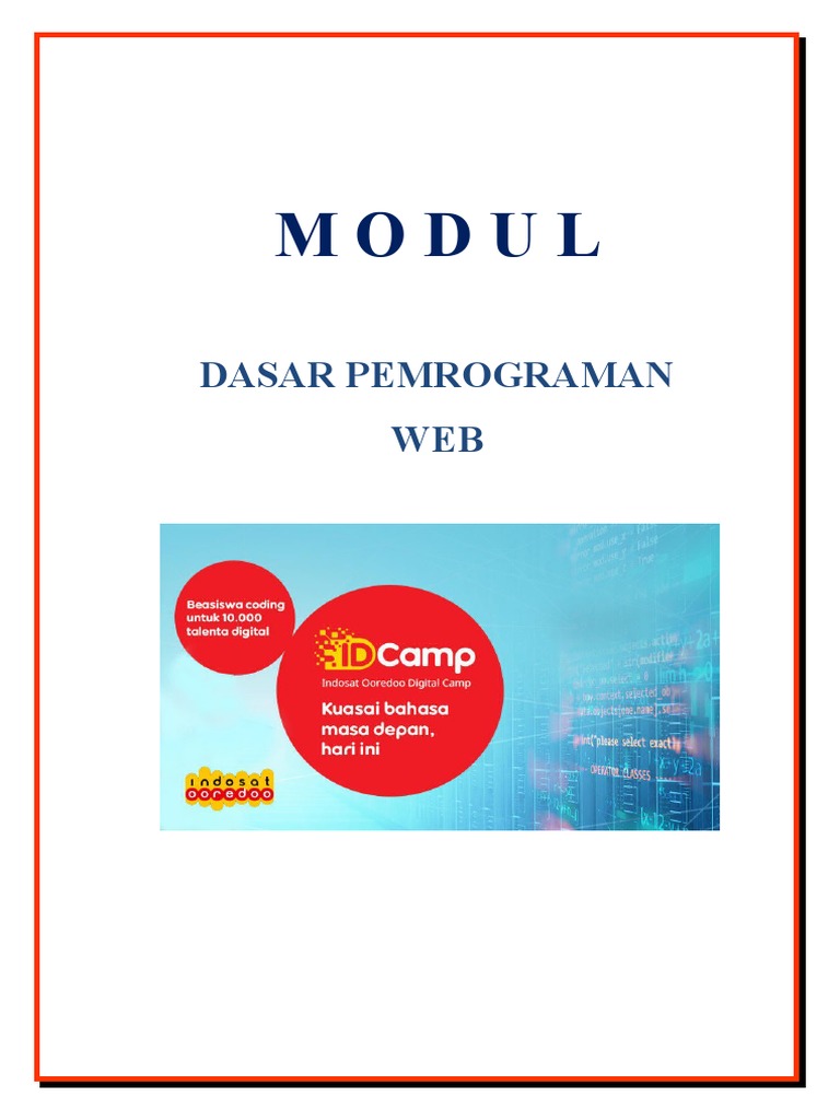 Dasar Pemrograman Website dan Toolsnya | PDF