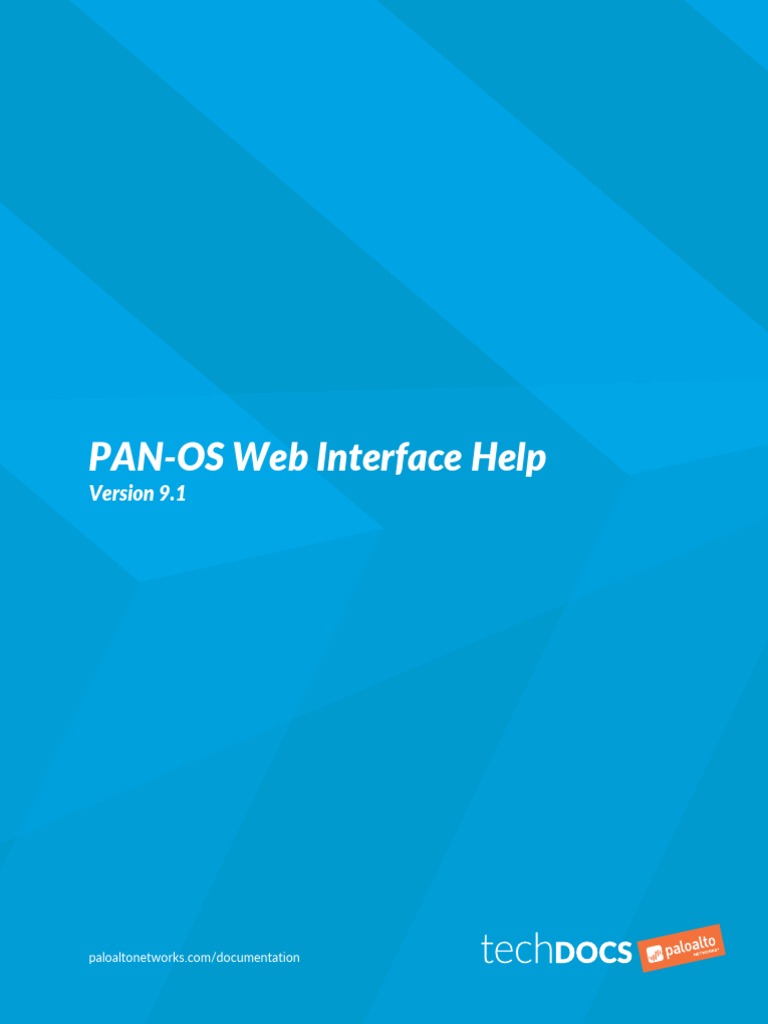 Pan Os Web Interface Help PDF | PDF | Proxy Server | Computer Network Pan Os Web Interface Help PDF | PDF | Proxy Server | Computer Network