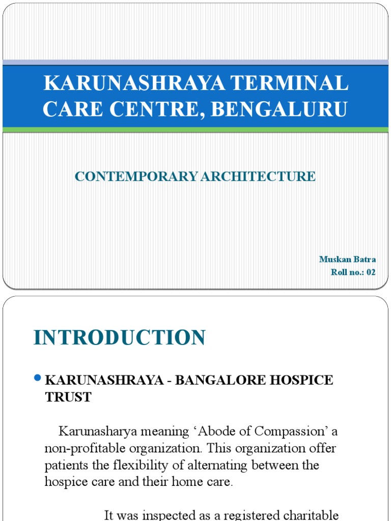 Contemporary Karunashraya Case Study | PDF | Courtyard | Landscape