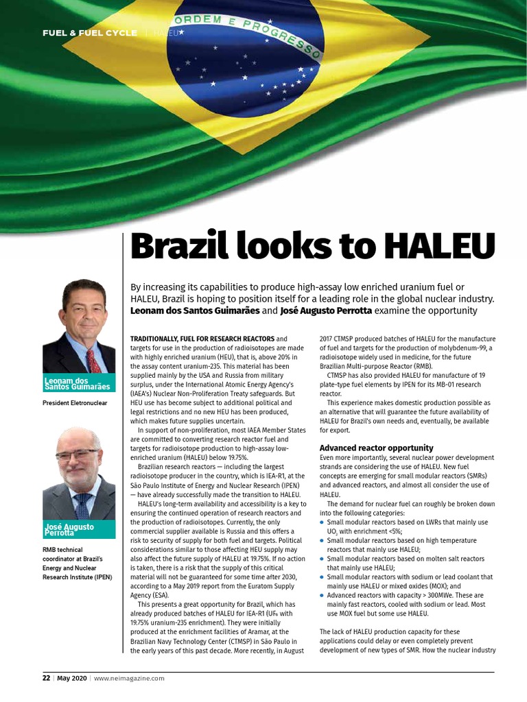 HALEU | PDF | Enriched Uranium | Nuclear Reactor