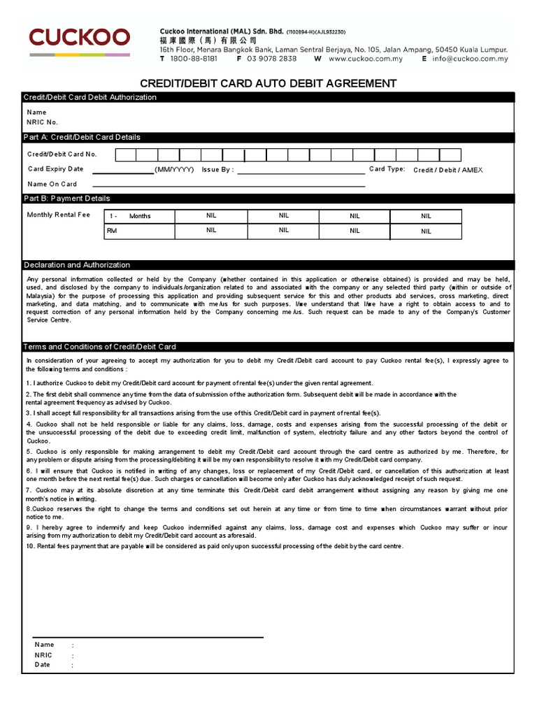GDP - Credit Debit Card Auto Debit Form (2020 - 04 - 06 10 - 13 - 00 ...