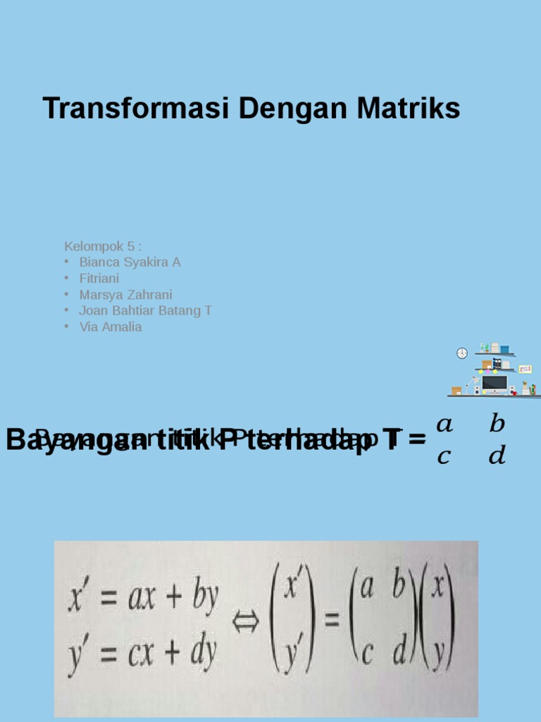 Transformasi Geometri Menggunakan Matriks | PDF