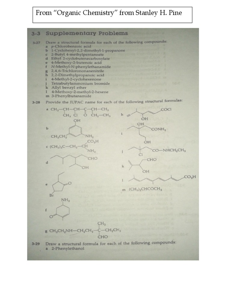 Assignment IUPAC - Stanley Pine | PDF