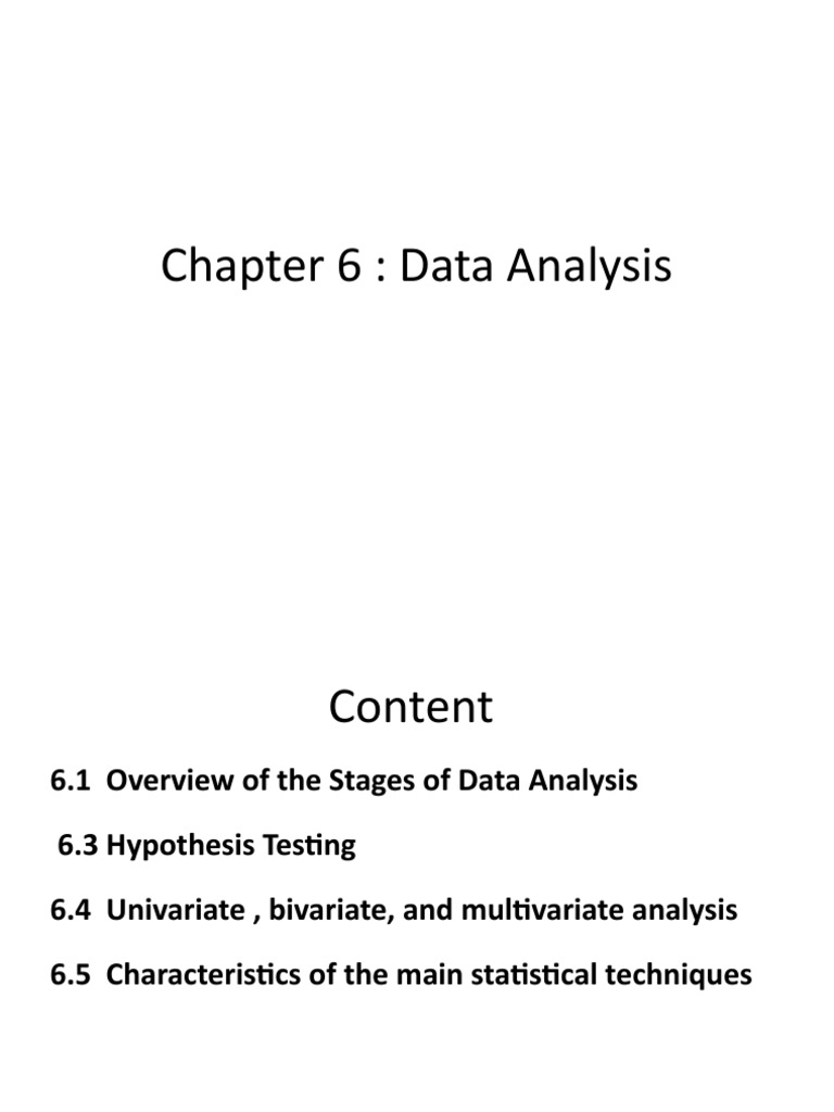 A Comprehensive Guide To Data Analysis Techniques And Statistical Methods For Research Pdf P