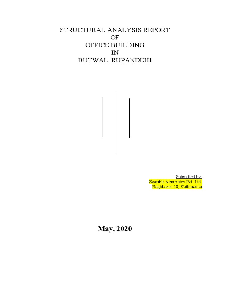 Structural Analysis Report OF Office Building IN Butwal, Rupandehi ...