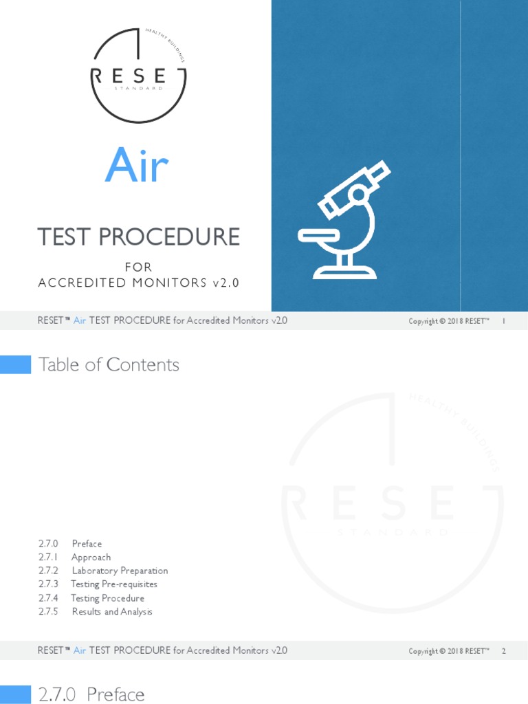Test Procedure: FOR Accredited Monitors V2.0 | PDF | Particulates ...